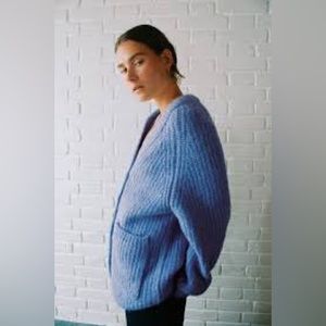 Zara | Sweaters | Zara Ribbed Knit Jacket | Poshmark